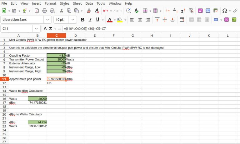 Excel spreadsheet formulas for Broadcast Engineers – Engineering Radio
